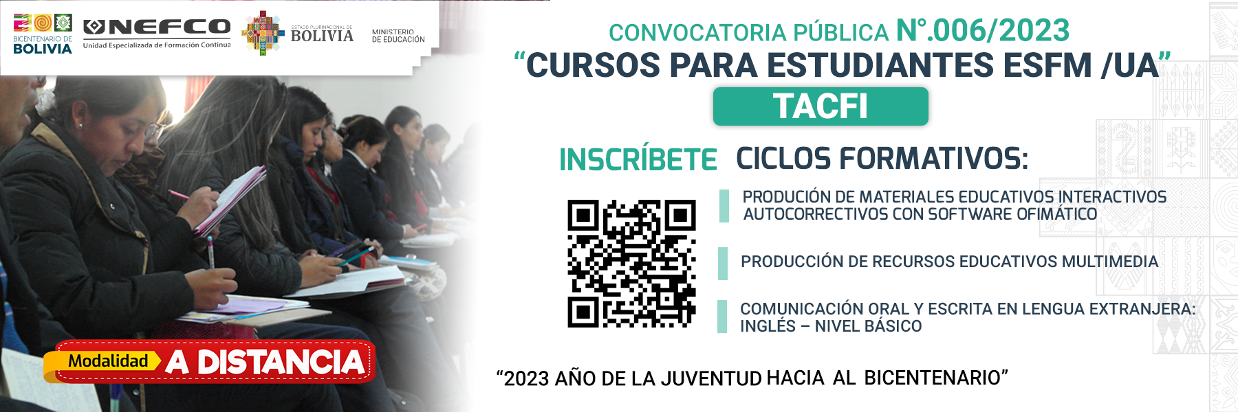 UNEFCO - Inscripciones Tacfi
